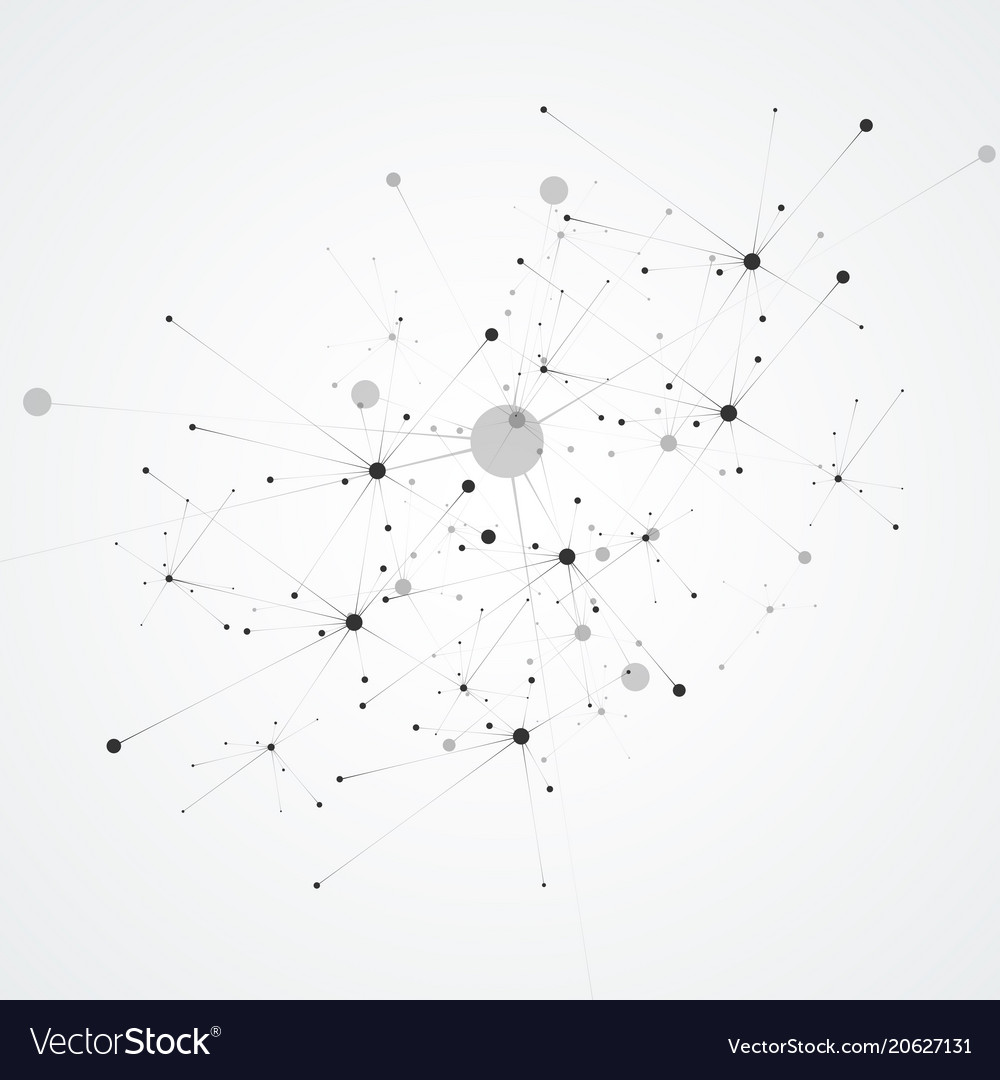 Connection Science Molecule Background Royalty Free Vector