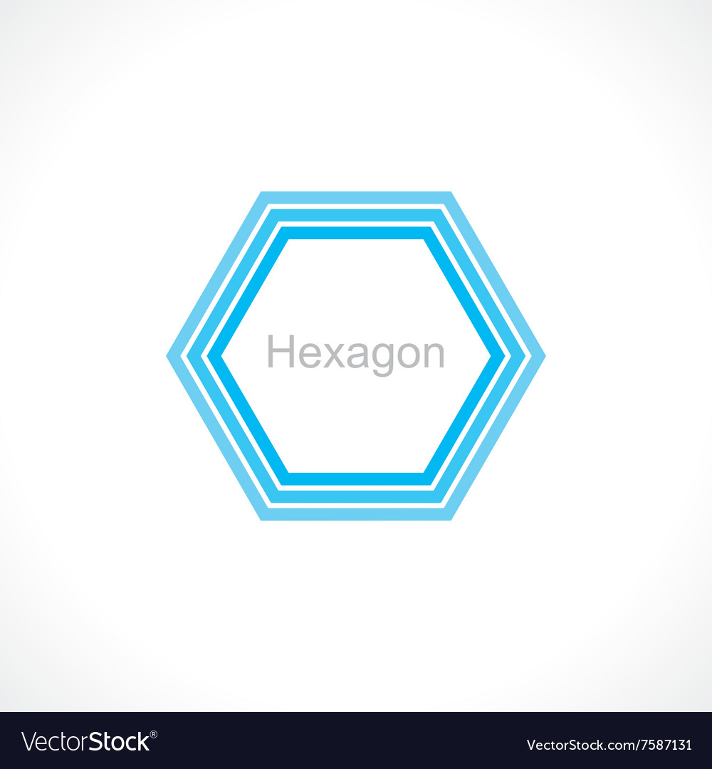 Hexagon Royalty Free Vector Image - VectorStock