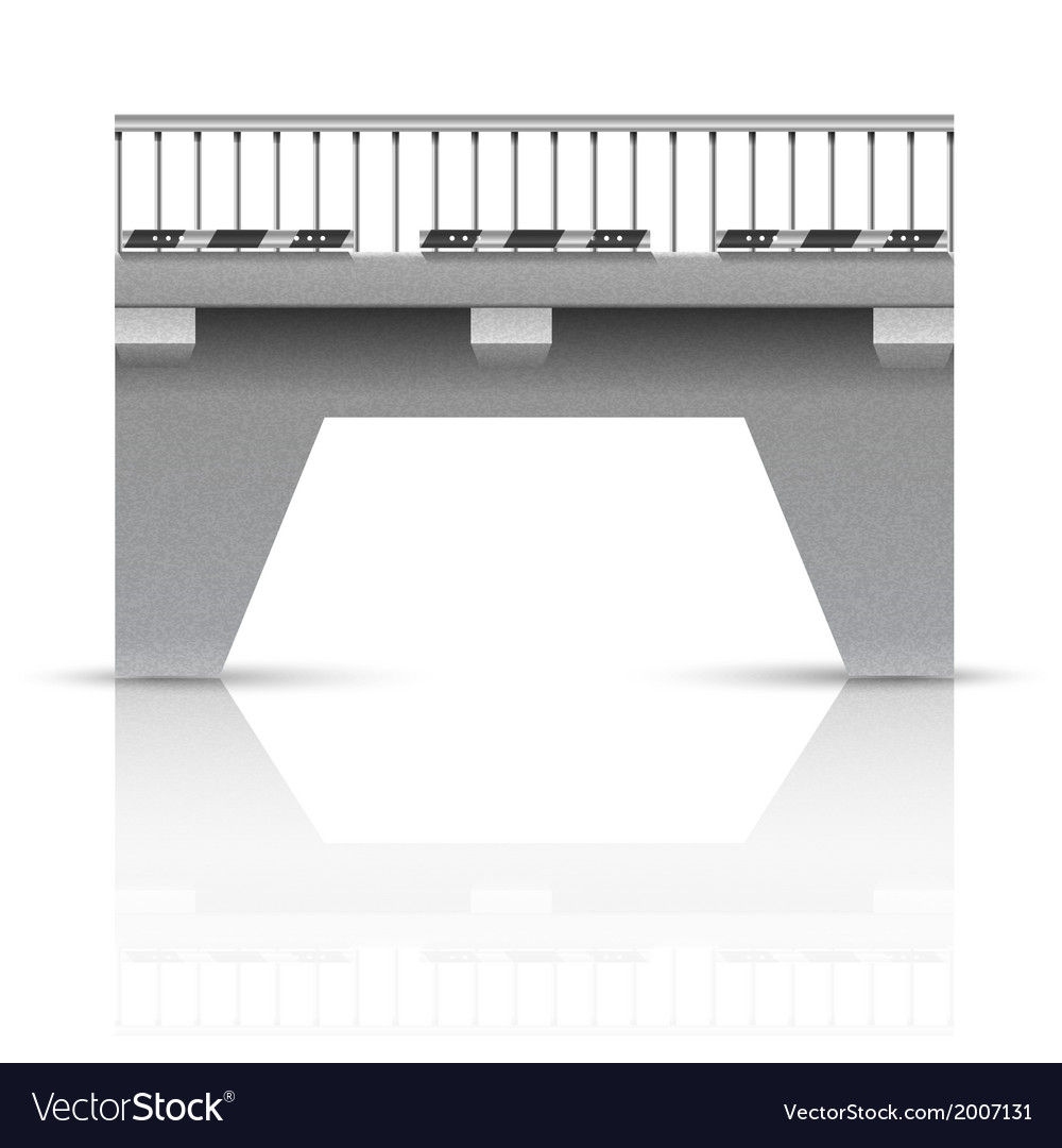 Span bridge Royalty Free Vector Image - VectorStock