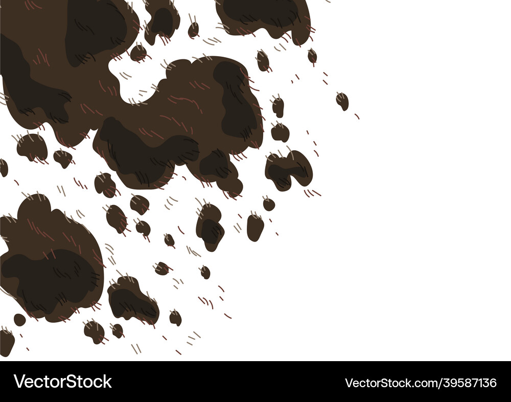 Background with decorative cow print animal Vector Image