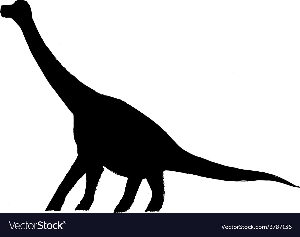 Brachiosaurus Royalty Free Vector Image - VectorStock