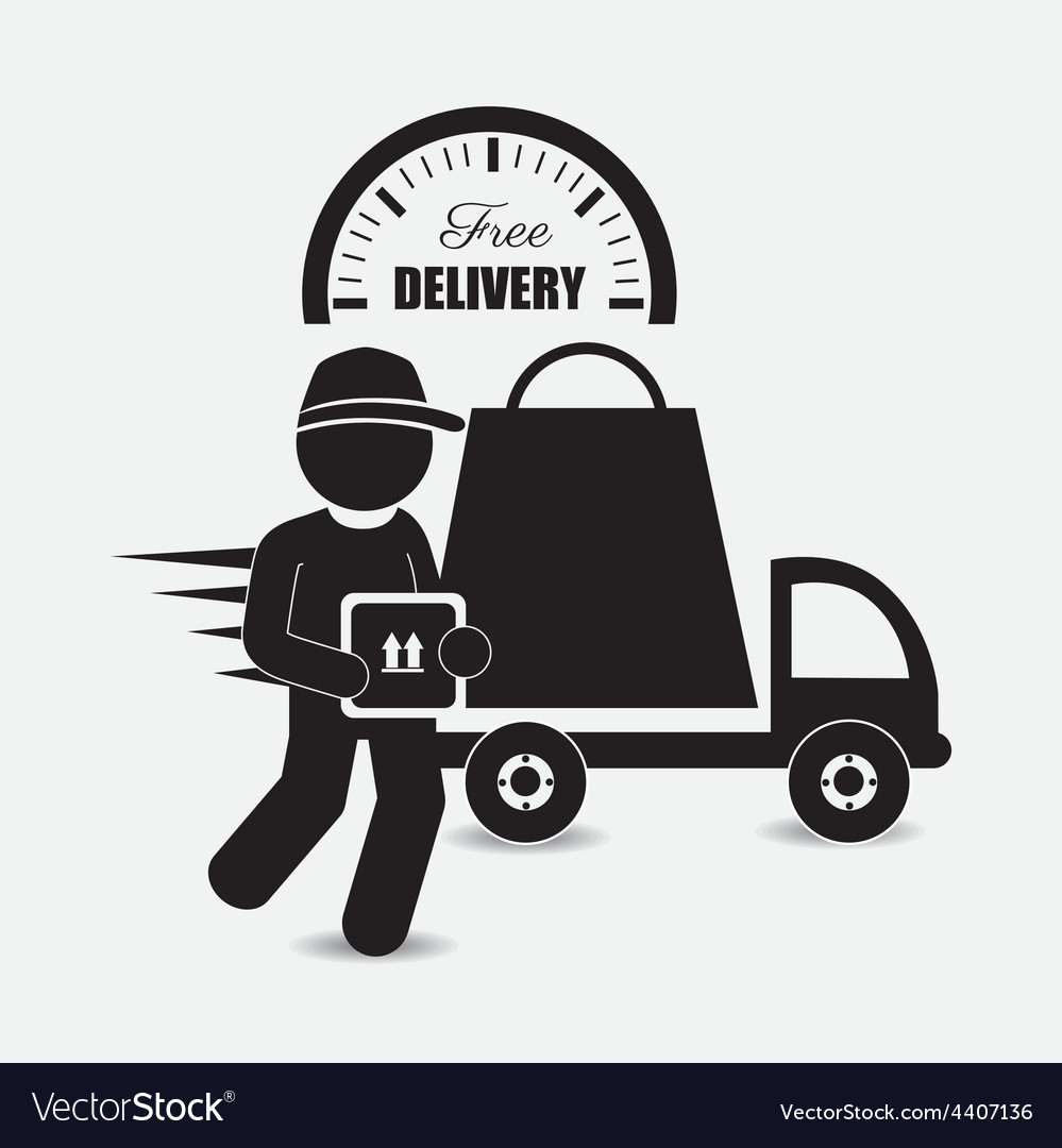 Delivery design Royalty Free Vector Image - VectorStock