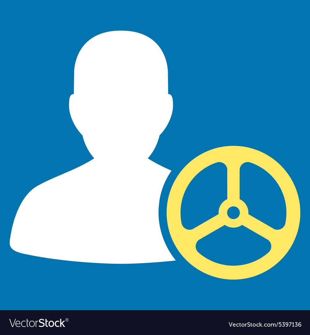 Driver icon from commerce set Royalty Free Vector Image