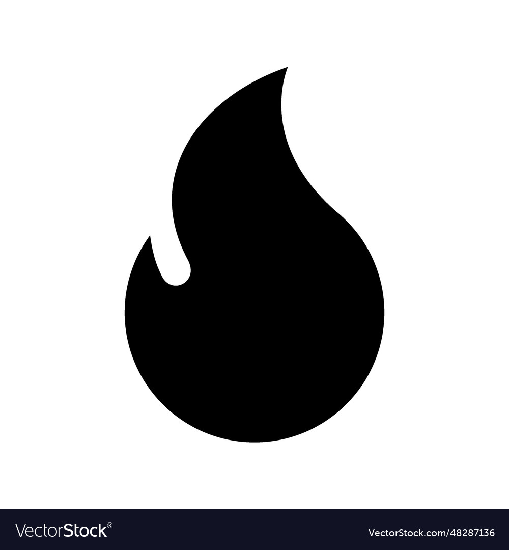 Fire icon Royalty Free Vector Image - VectorStock