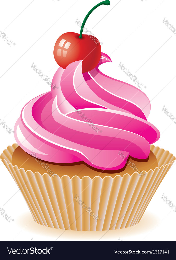 Cupcake Royalty Free Vector Image - VectorStock
