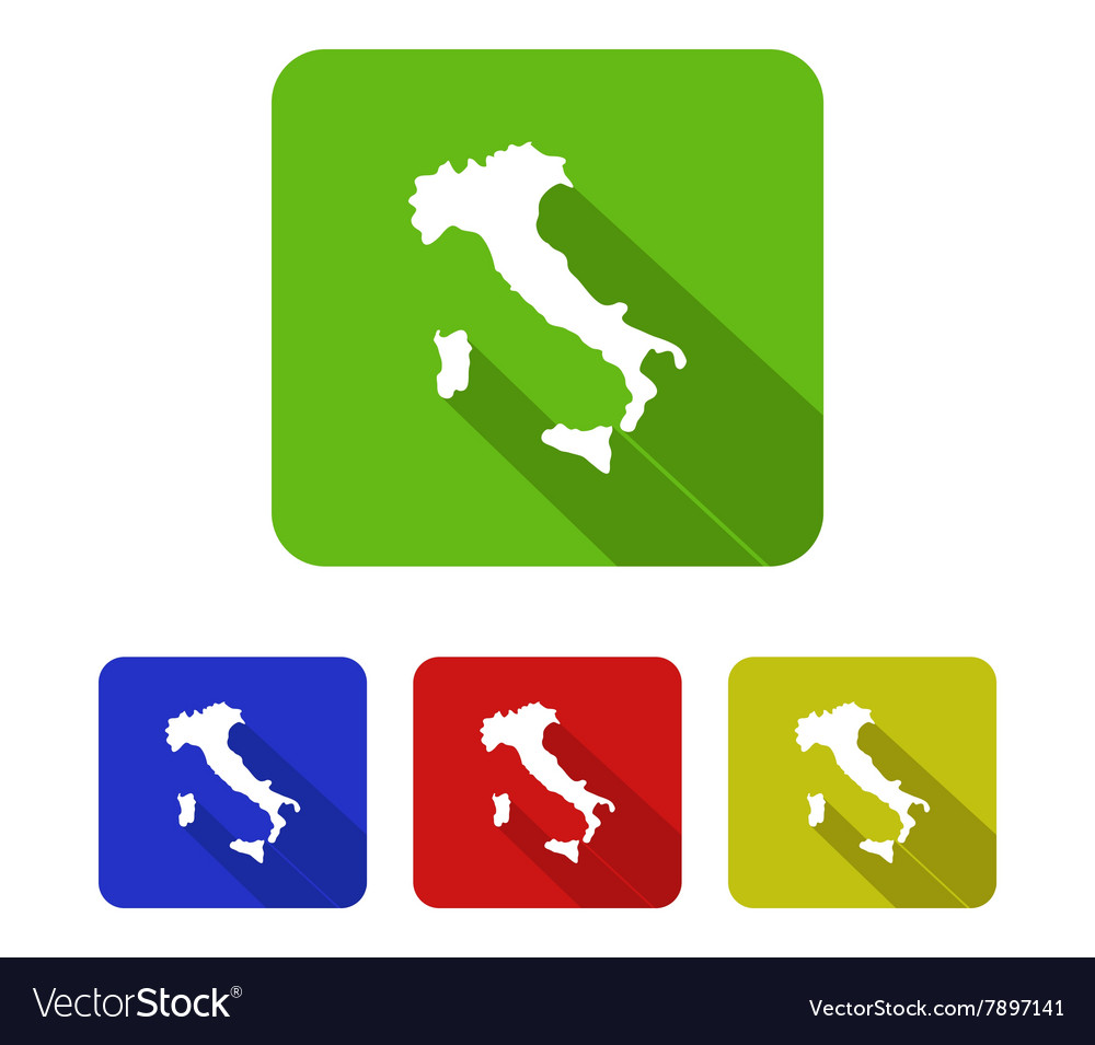 Map italy Royalty Free Vector Image - VectorStock