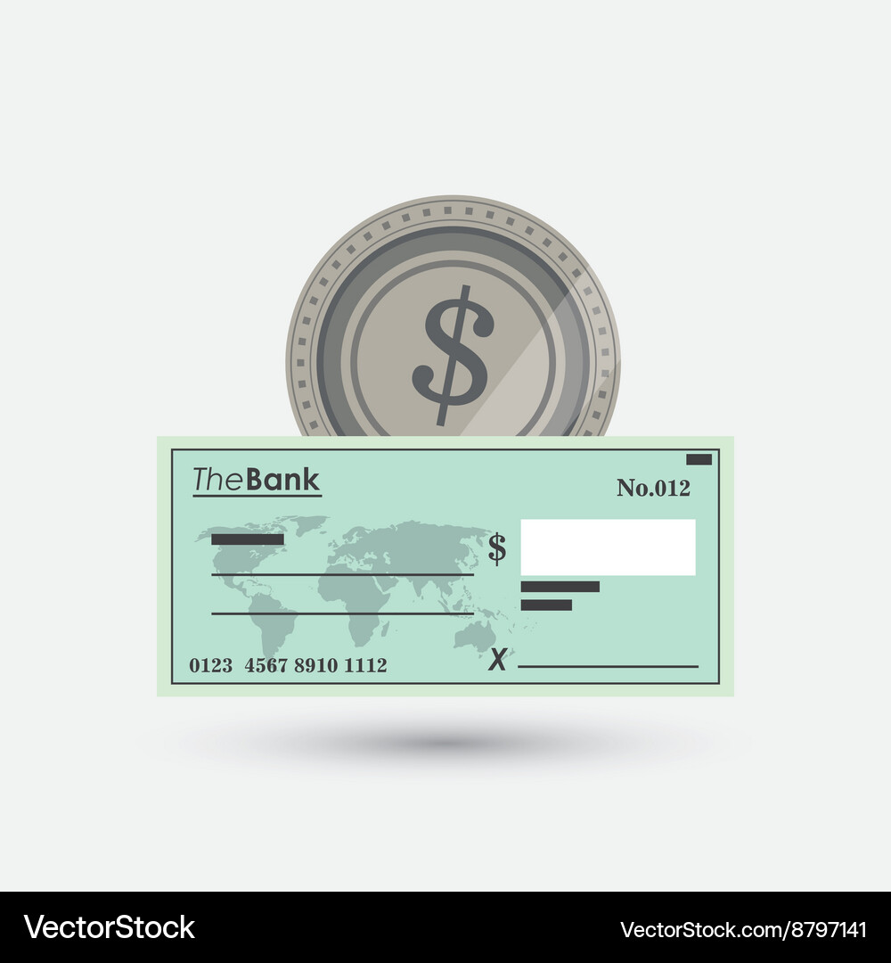 Money design financial item isolated Royalty Free Vector