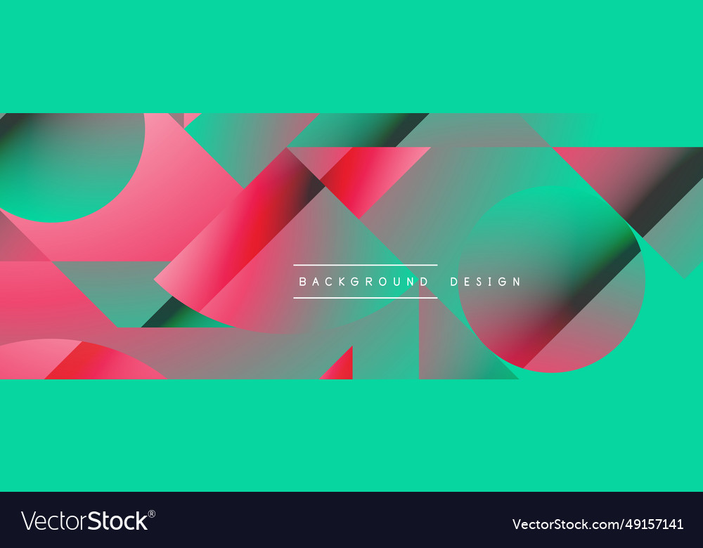 Simple geometric forms - dynamic Royalty Free Vector Image
