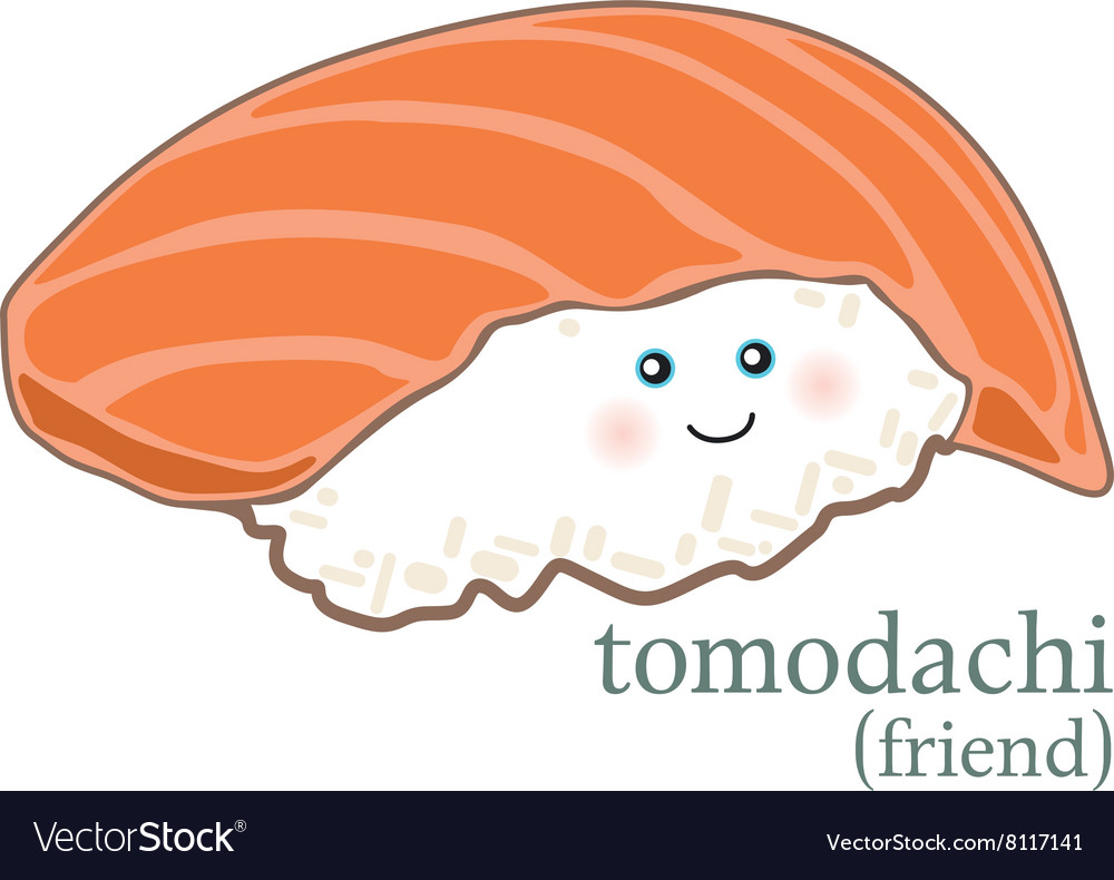 Tomodachi Royalty Free Vector Image - VectorStock