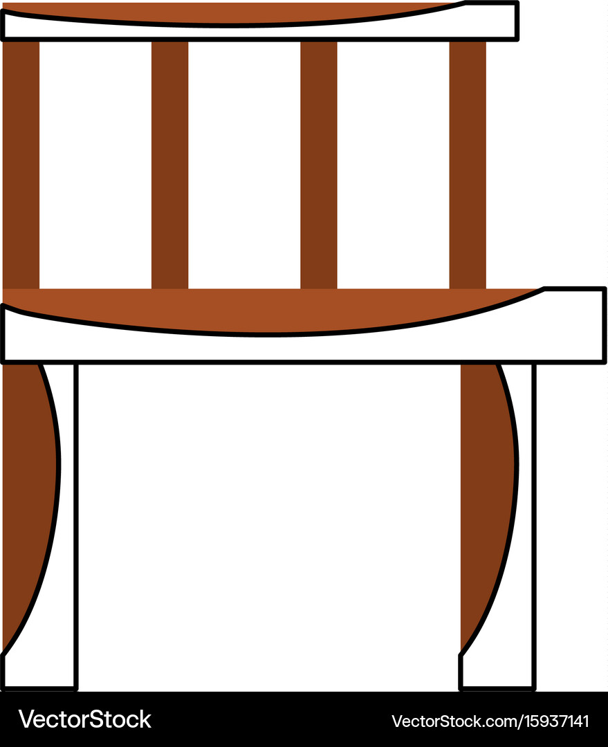 Wooden pier isolated icon Royalty Free Vector Image