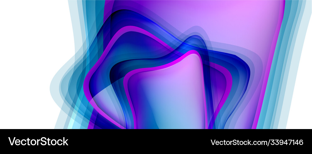 Circles and bubbles abstract background fluid Vector Image