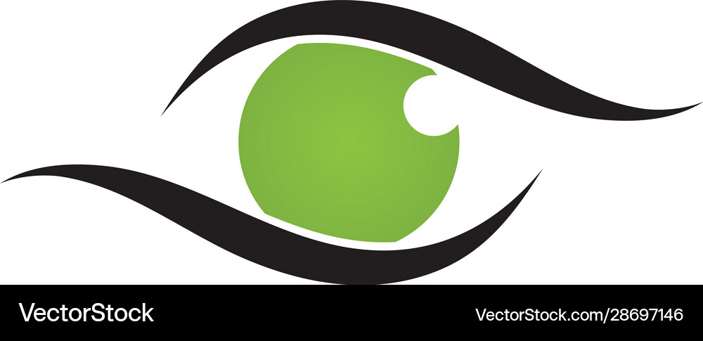 Eye care logo and symbol eps10 Royalty Free Vector Image
