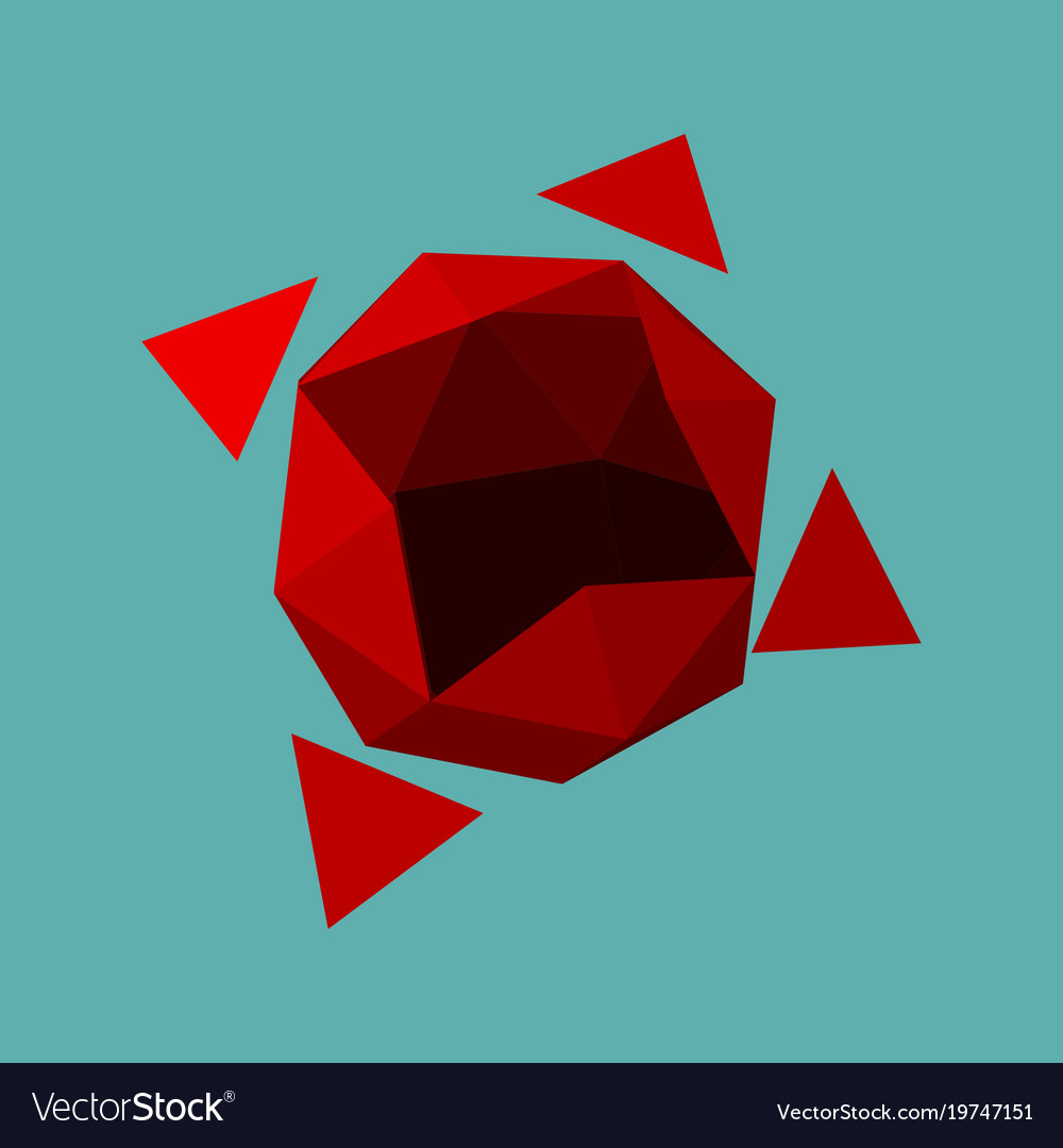 Abstract geometry shape Royalty Free Vector Image