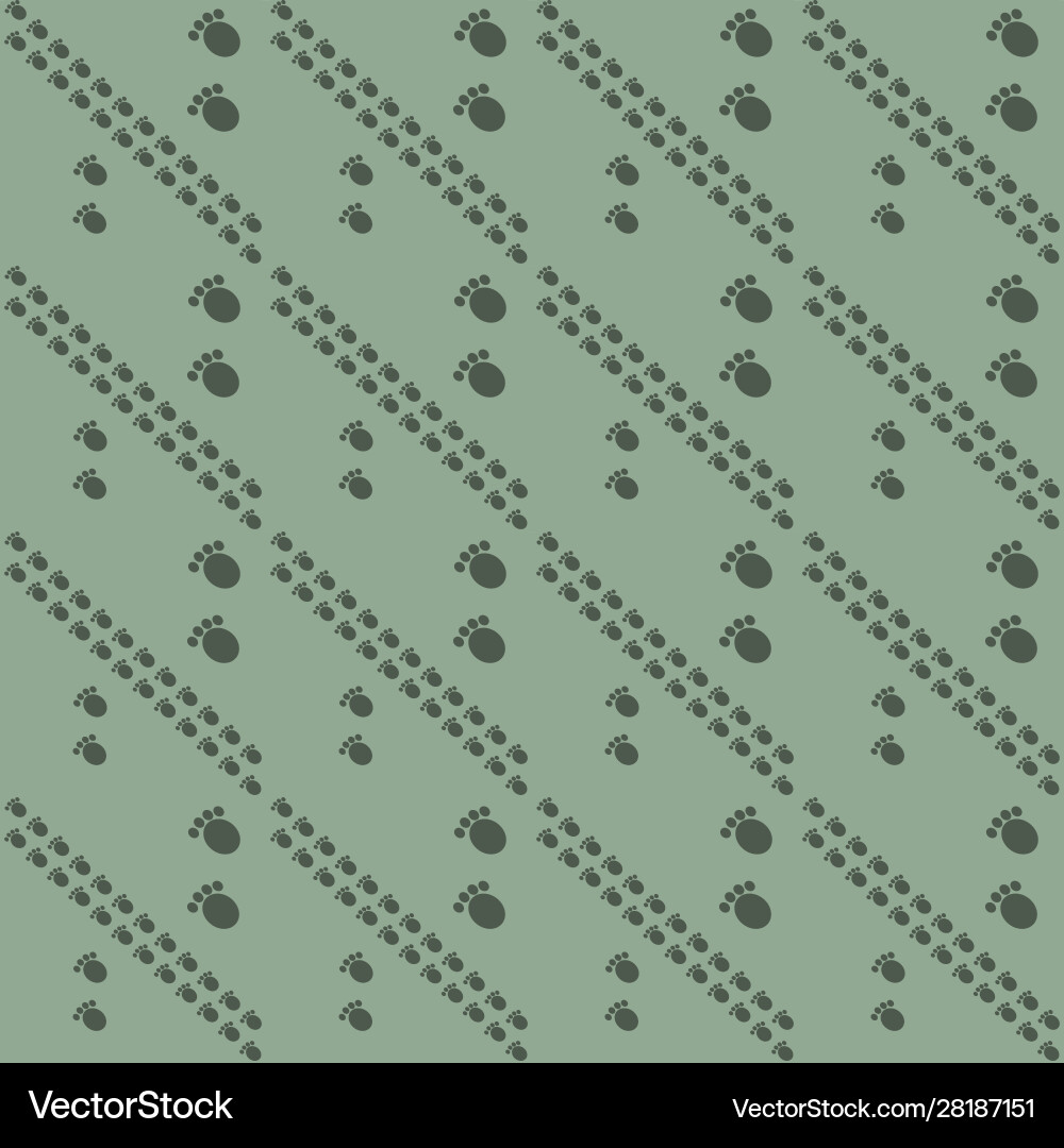 Animal footprint pattern Royalty Free Vector Image