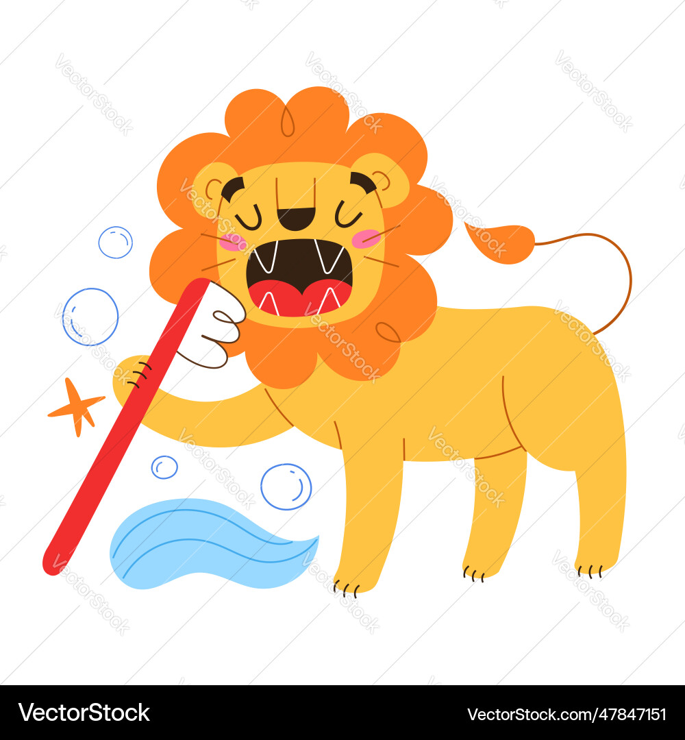 Lion Teeth Vector