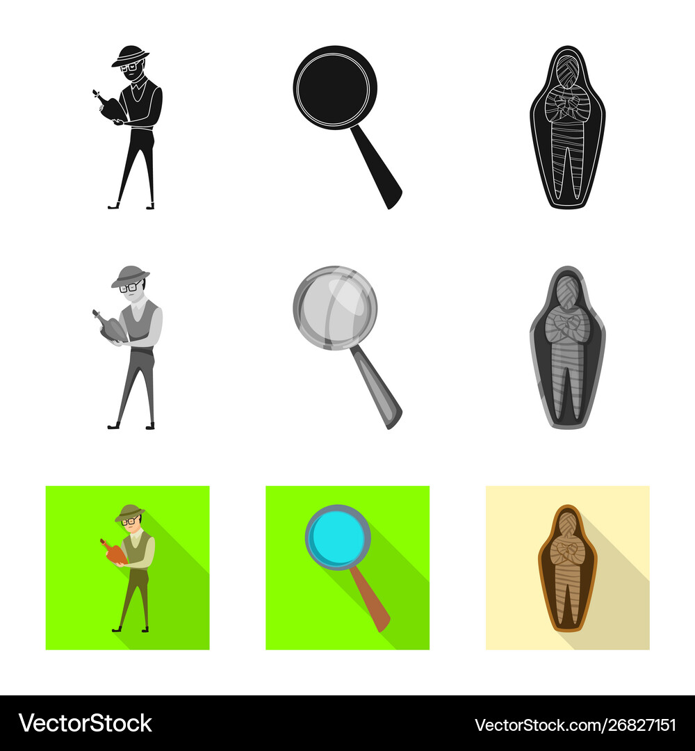 Design story and items icon collection Royalty Free Vector