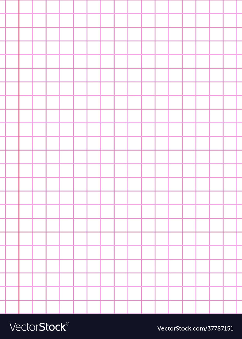 Graph paper printable squared grid Royalty Free Vector Image