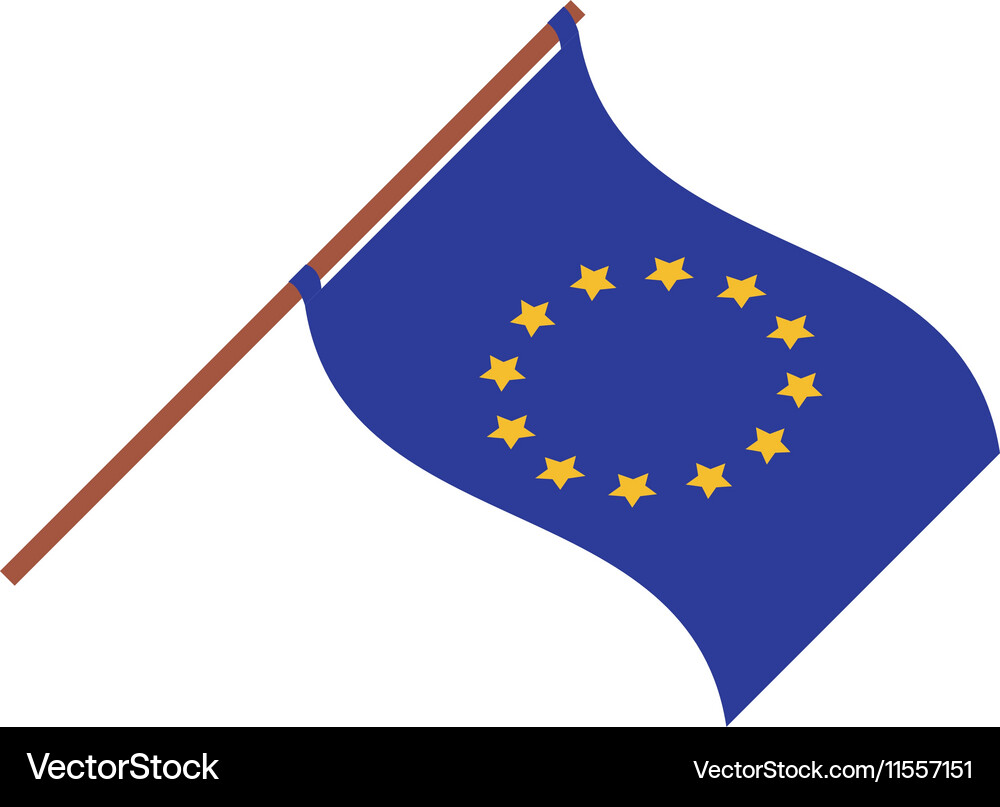 Isolated european union design Royalty Free Vector Image
