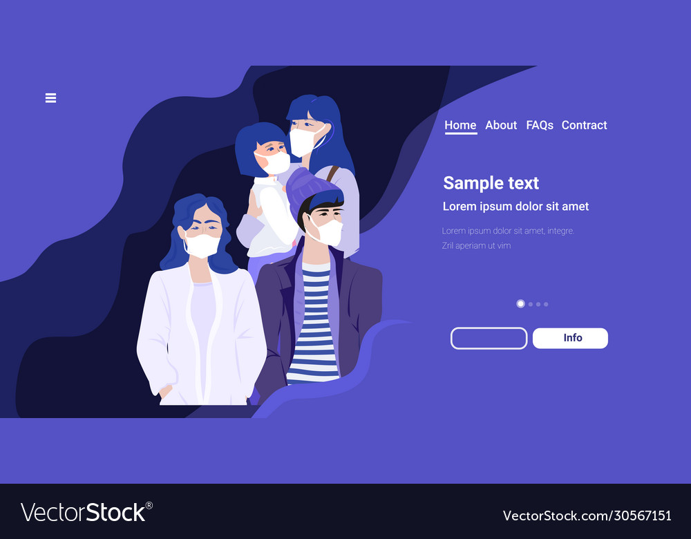 People wearing medical masks coronavirus 2019-ncov