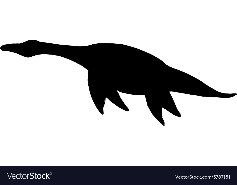 Plesiosaurus Royalty Free Vector Image - VectorStock