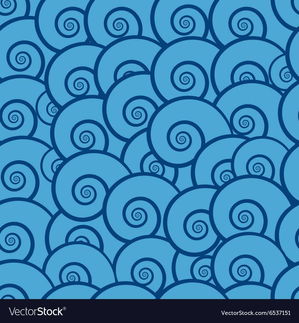 Seamless pattern sea Royalty Free Vector Image