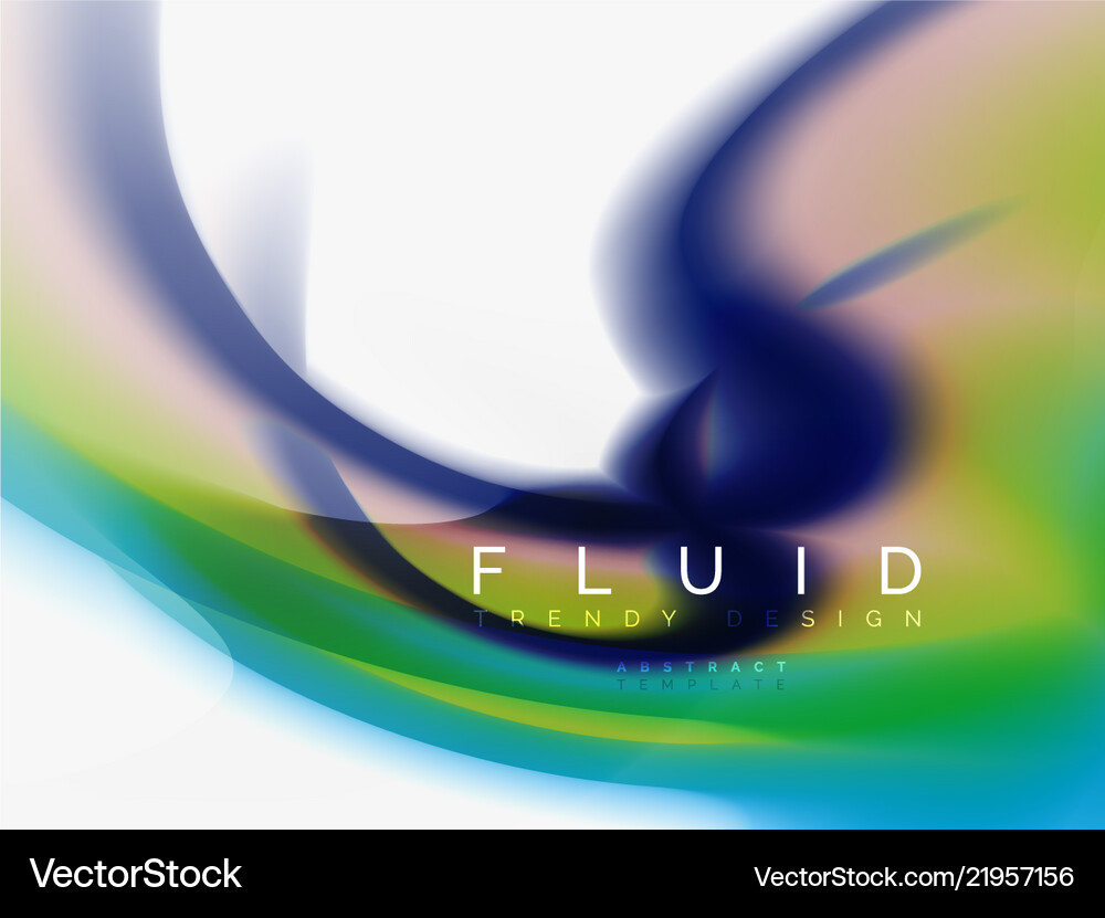 Background abstract color flow liquid design Vector Image