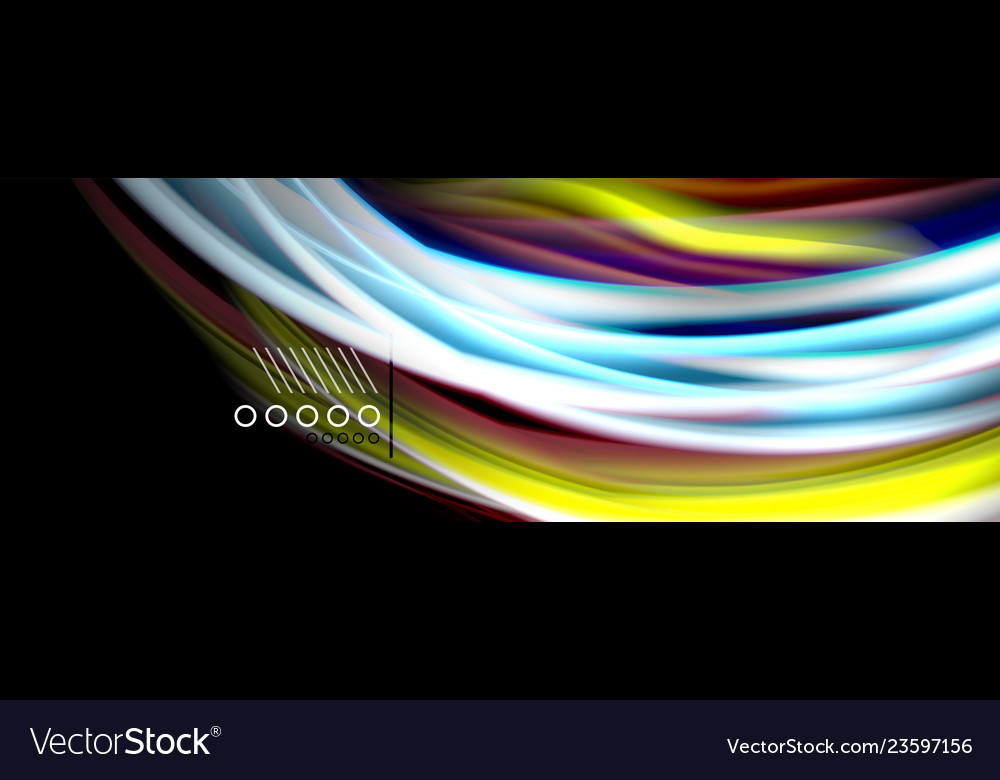 Fluid liquid wave pattern Royalty Free Vector Image