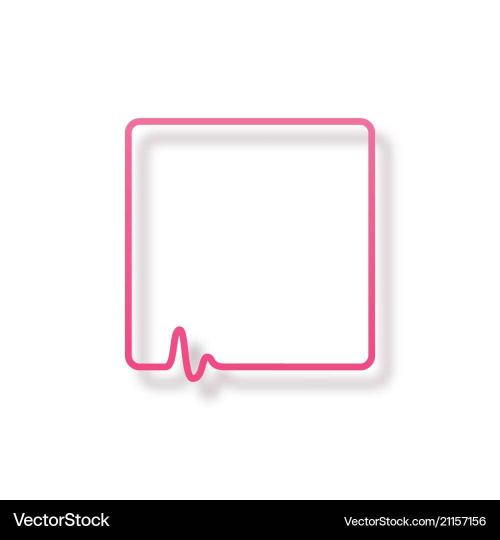 Medical care speech bubble isolated on white Vector Image
