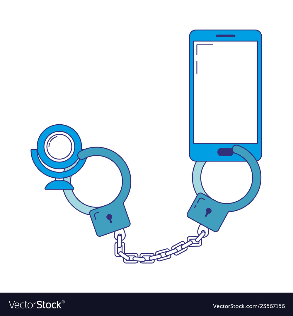 Security system cartoon Royalty Free Vector Image