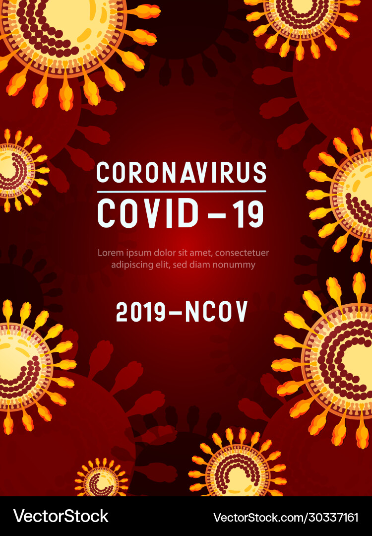 2019-ncov coronavirus frame Royalty Free Vector Image