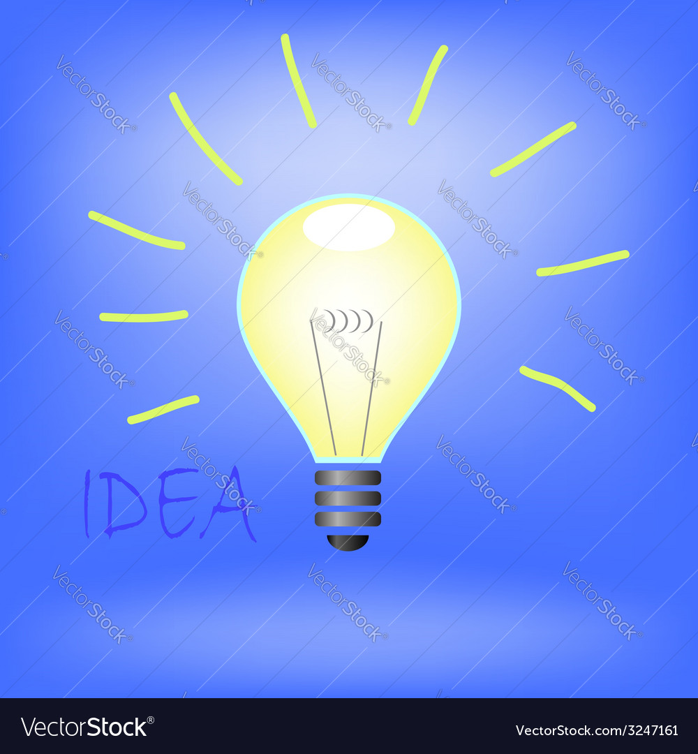 Bulb Royalty Free Vector Image - VectorStock