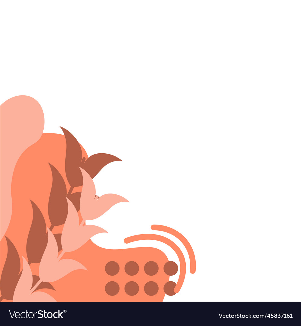 Corner liquid design Royalty Free Vector Image