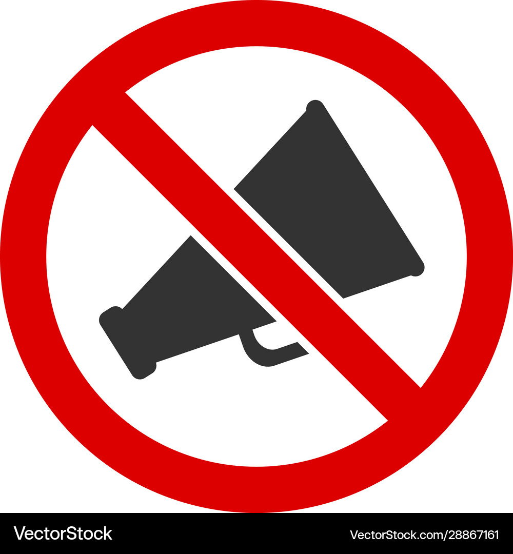 Flat no sound icon Royalty Free Vector Image - VectorStock