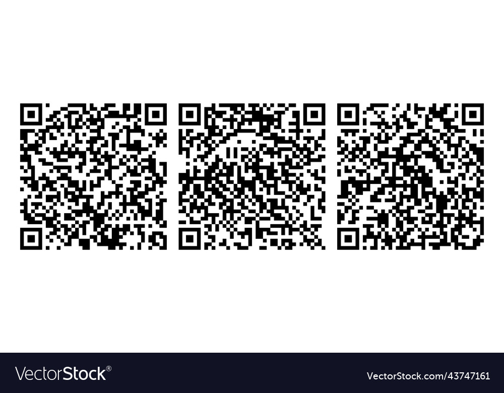 Qr code Royalty Free Vector Image - VectorStock