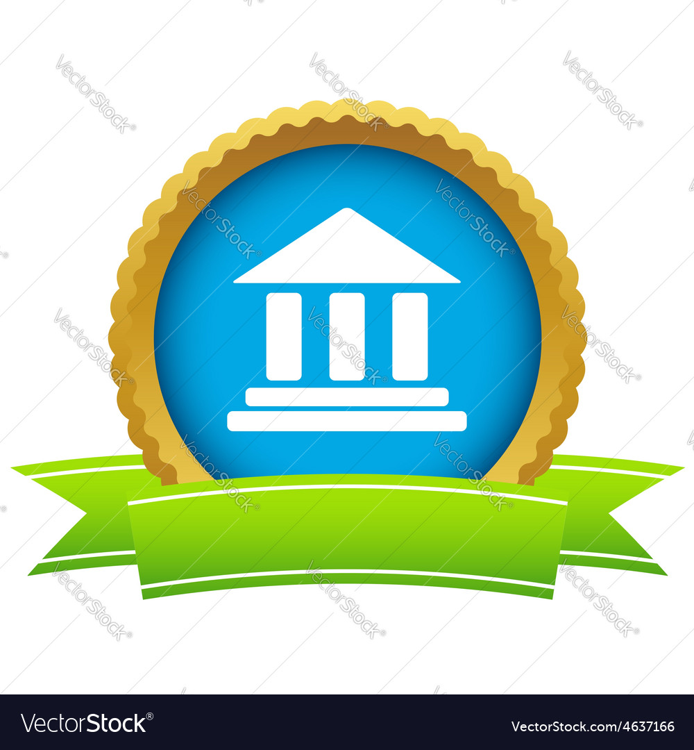 Classical building icon Royalty Free Vector Image