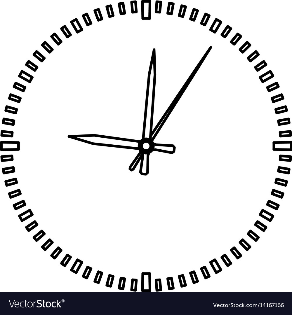 Clock and time concept Royalty Free Vector Image