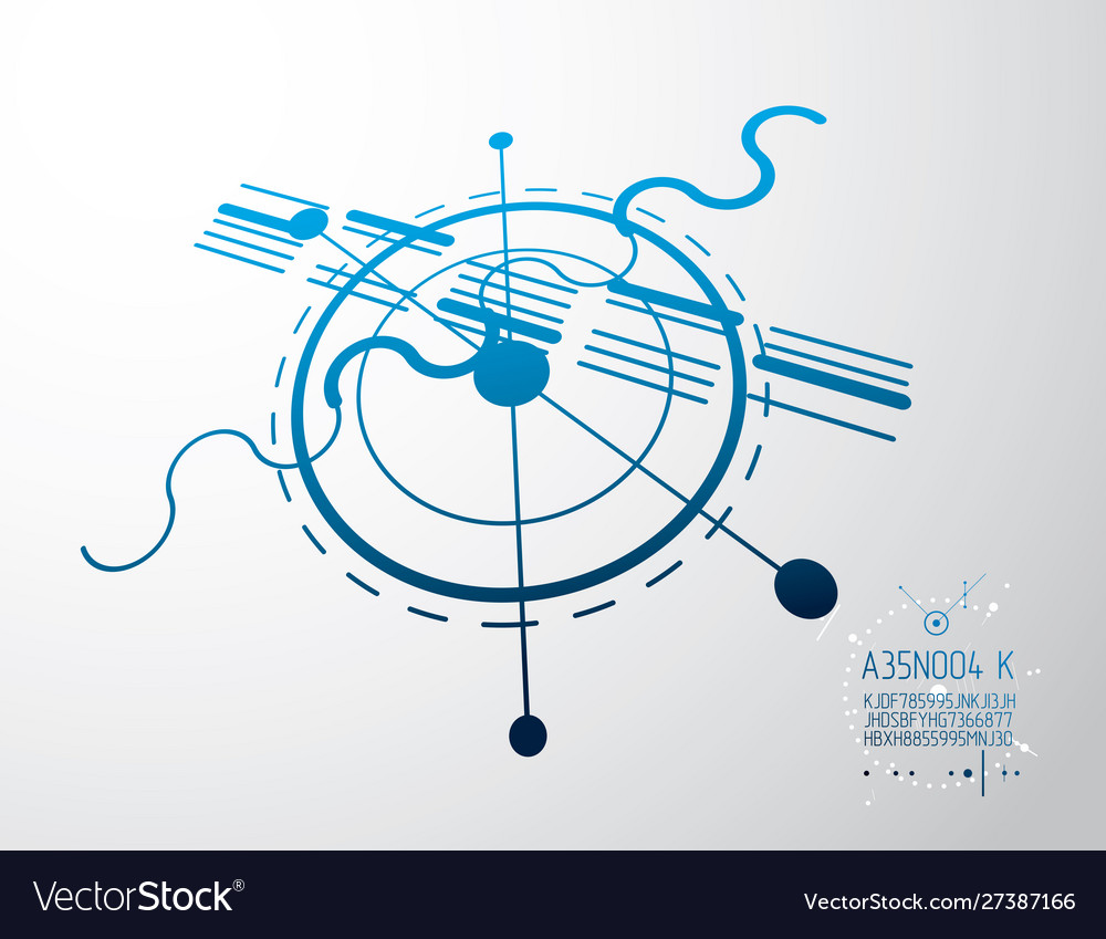 Engineering technology wallpaper made Royalty Free Vector