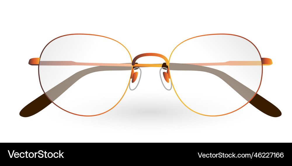 Realistic eye glasses isolated on white background – Royalty-Free ...