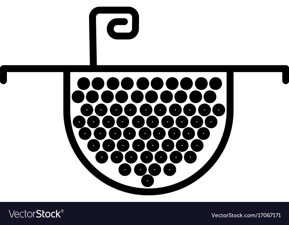 Colander icon Royalty Free Vector Image - VectorStock