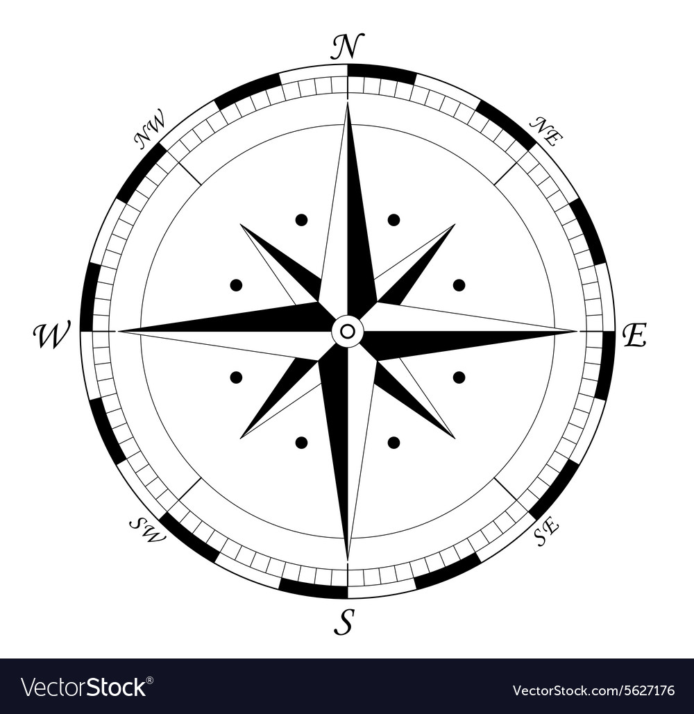 Compass Royalty Free Vector Image - VectorStock