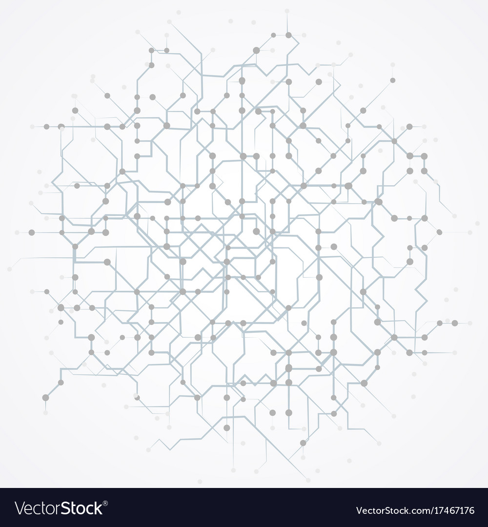 Computer circuit board Royalty Free Vector Image