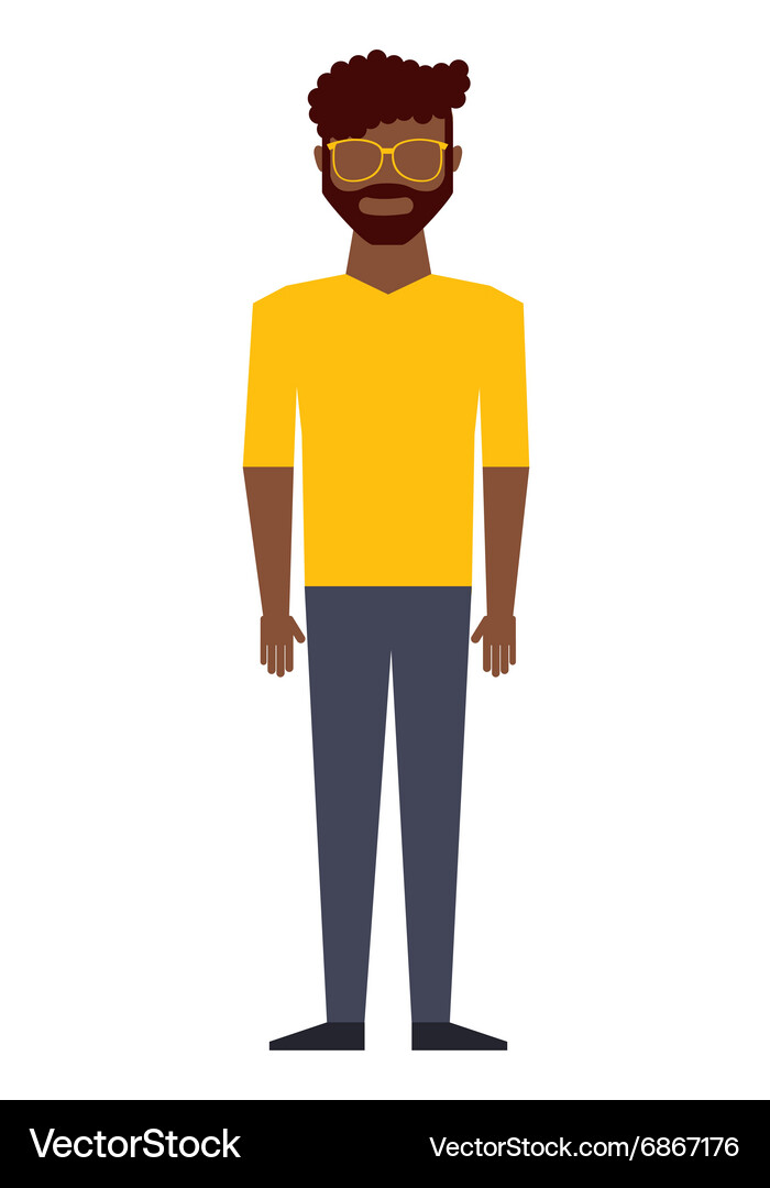 Fashion person design Royalty Free Vector Image