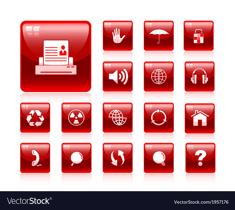 Internet icon set Royalty Free Vector Image - VectorStock