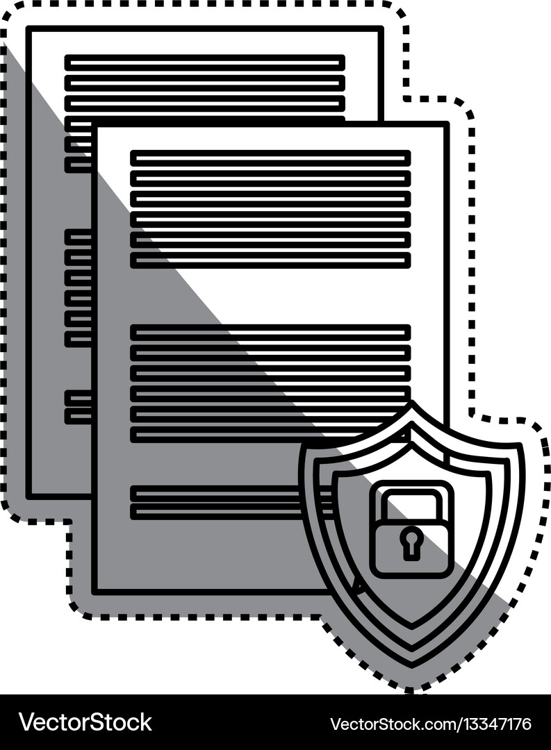 Security system technology Royalty Free Vector Image
