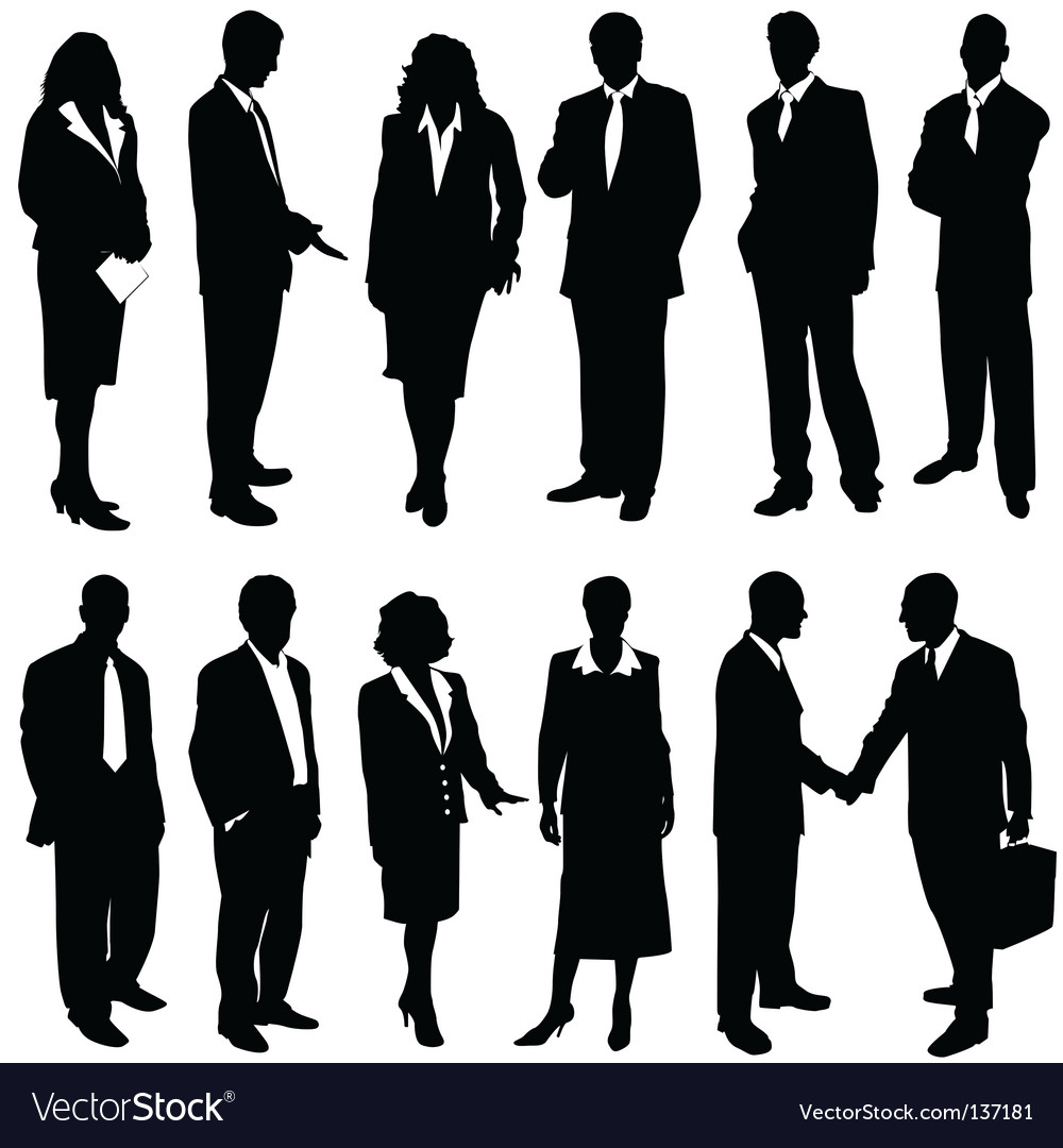 Business people Royalty Free Vector Image - VectorStock
