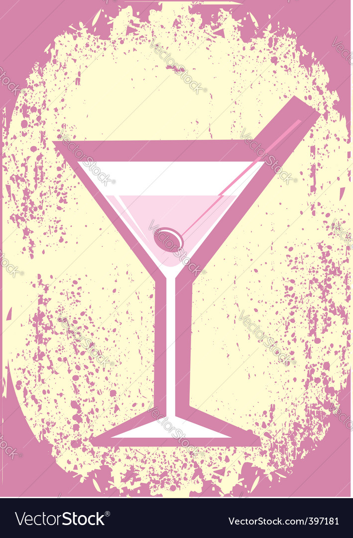 Martini Royalty Free Vector Image - VectorStock