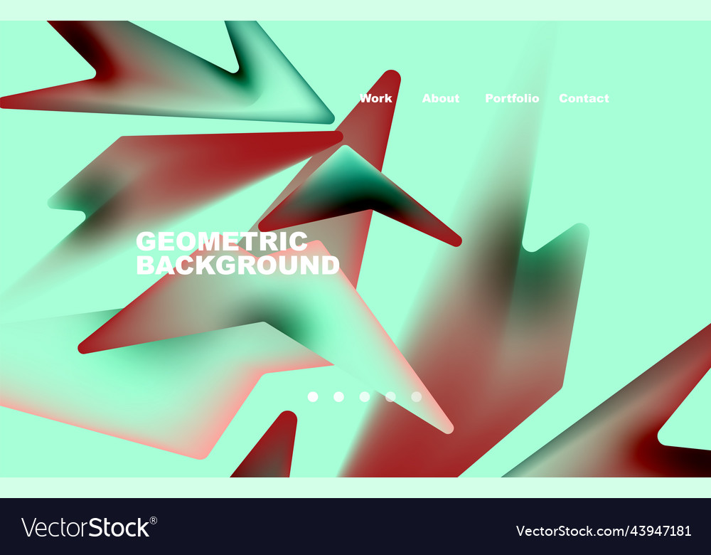 Shards shape composition abstract background web Vector Image