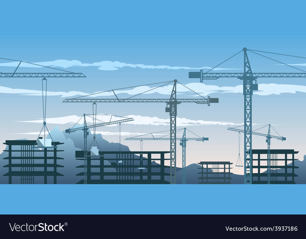 Building area pattern Royalty Free Vector Image