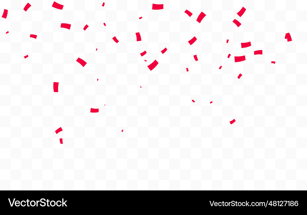 Colorful festive confetti pieces Royalty Free Vector Image