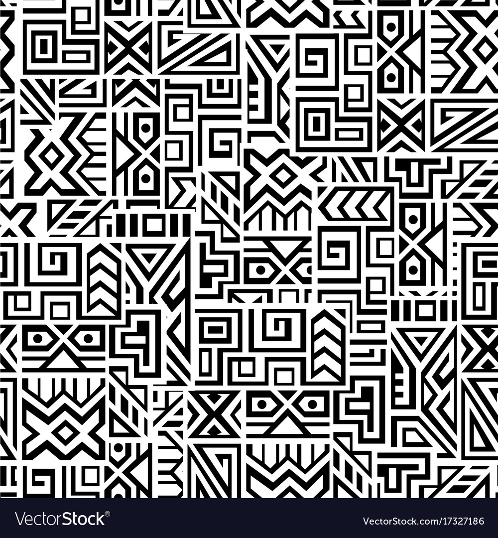 Creative seamless pattern Royalty Free Vector Image